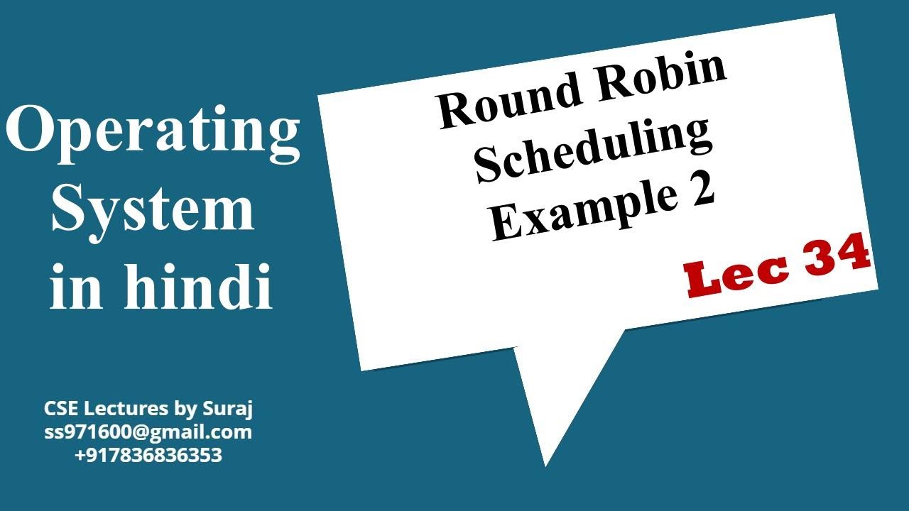 Round Robin Scheduling Example 2 Lec 34 YouTube round-robin-scheduling-example-2-lec-34-youtube