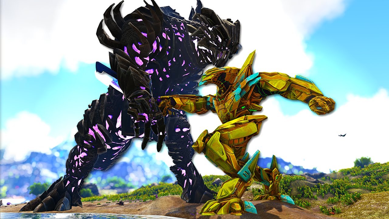 MORPHING The ULTRA MEGA MEK and FIGHTING the KING TITAN! | ARK MEGA ...