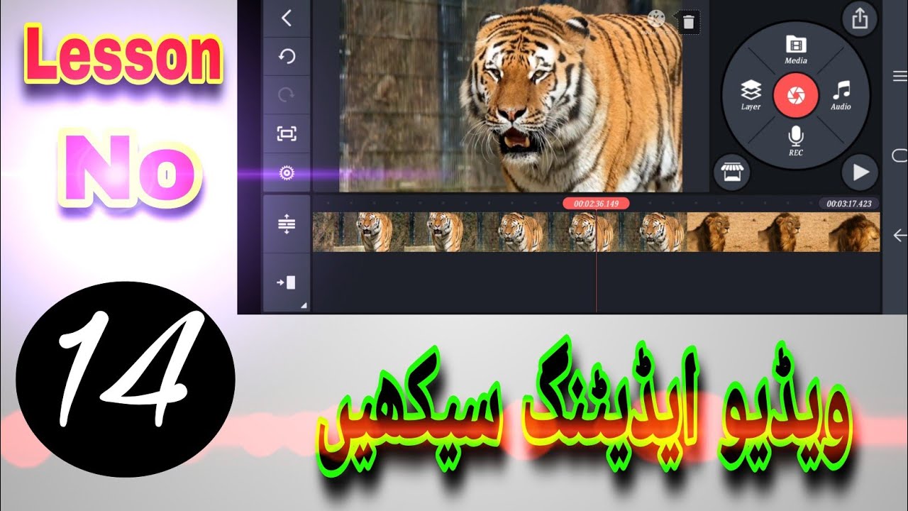 How to use leyar in videos by kinemaster / video Adtings Totrial ...