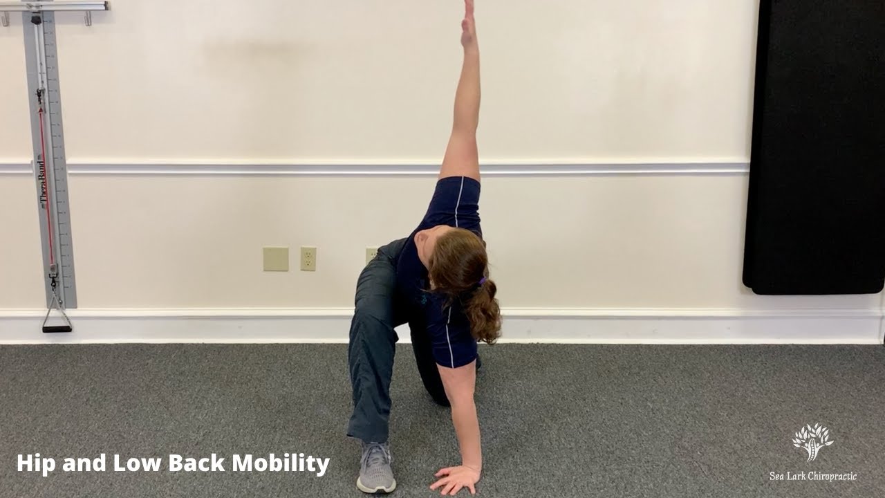 Hip and Low Back Mobility with Sea Lark Chiropractic - YouTube