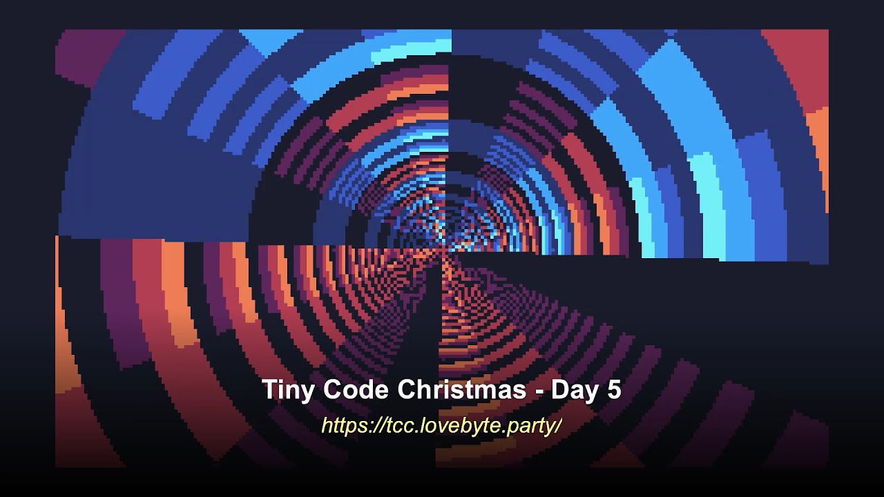 Tiny Code Christmas - Day 5 - YouTube