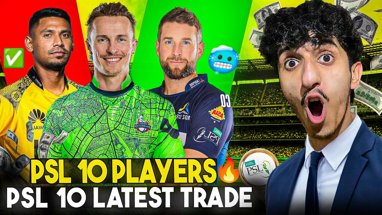 PSL 2025 : 3 BIG FOREIGN PLAYERS 🔥 | PSL 10 Multan Sultan Retain ...