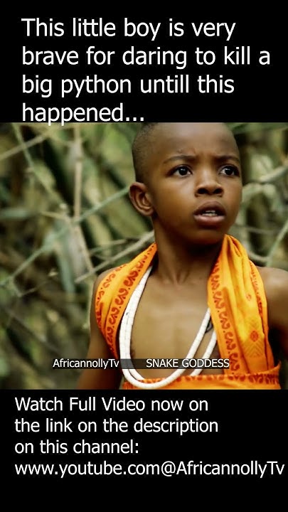 This Little Boy Dares To Kill A Python And This Happened - PYTHON ...