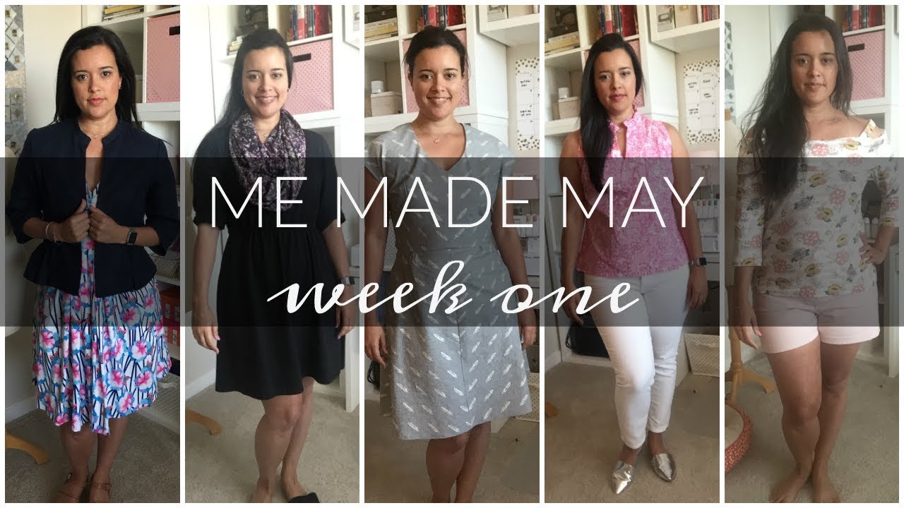 Me Made May Outfits | Week 1 - YouTube