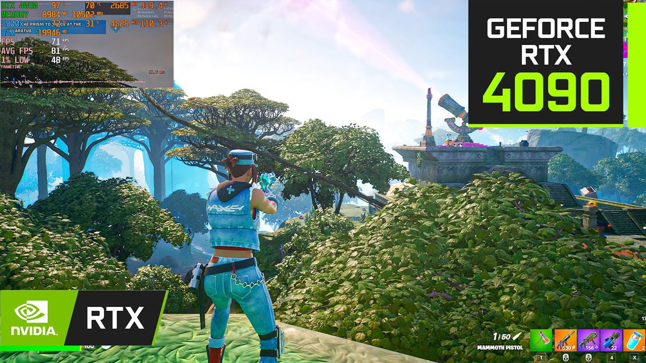 Fortnite Chapter 4 - RTX 4090 24GB ( 4K Ultra Graphics RTX ON / DLSS ON ...