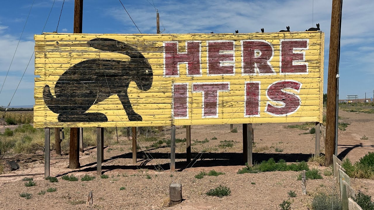 Route 66: Jackrabbit Trading Post in Joseph City, AZ - YouTube