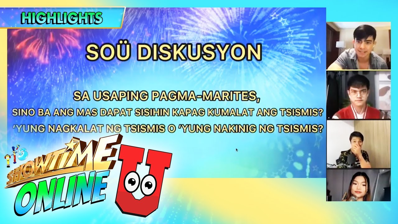 SOU Diskusyon: Kristof, Josh, Lorraine, & JR talk about the trending ...