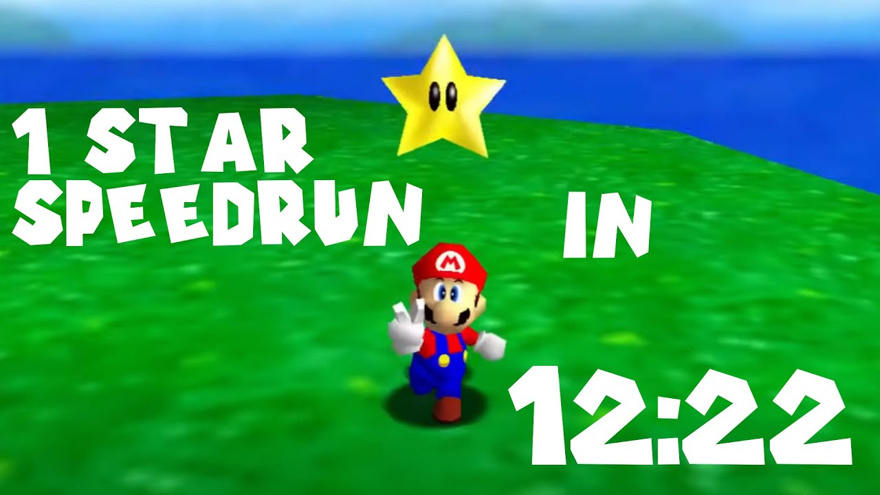 SM64 1 Star Speedrun in 12:22 - YouTube