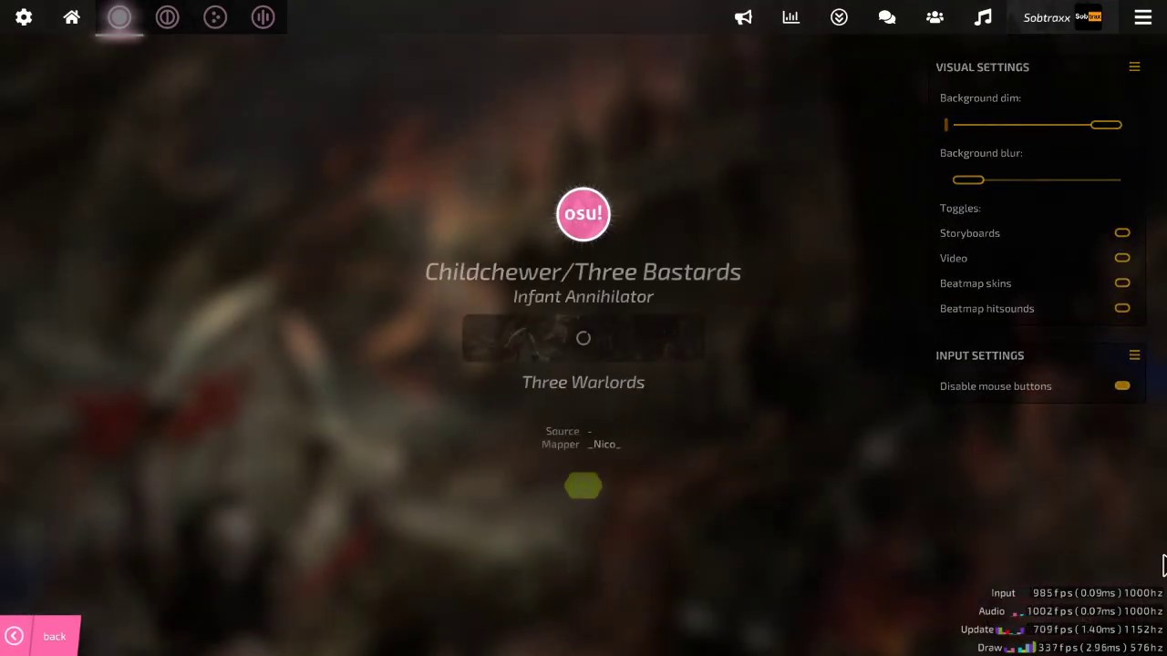 osu! Infant Annihilator - Childchewer/Three Bastards 332 misses - YouTube