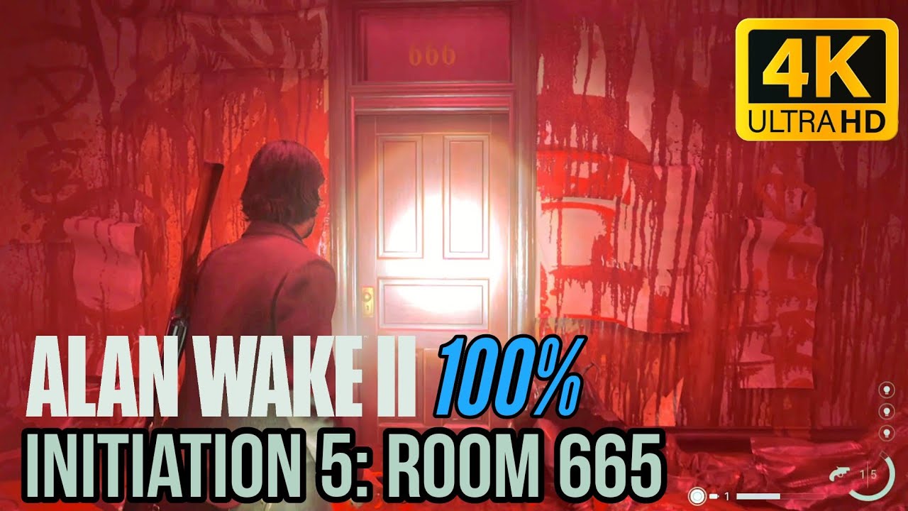 Alan Wake 2 - Initiation 5: Room 665 | 100% Walkthrough [Collectibles ...