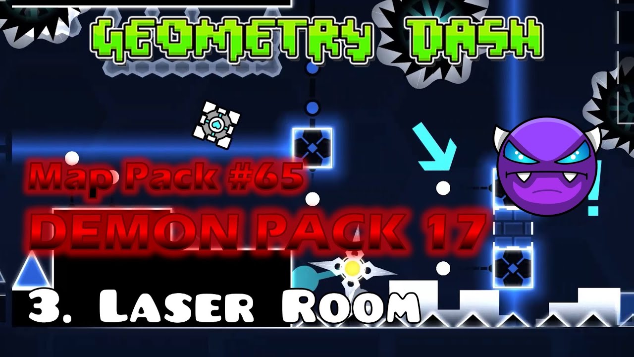 [Geometry Dash/Map Packs] 65-3. Laser Room / All Map Packs Done ...