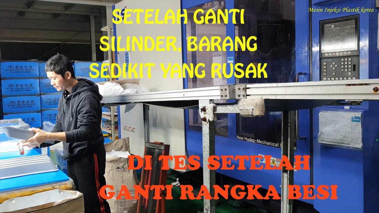 MESINNYA DI TES SETELAH GANTI RANGKA BESI YANG BARU AKIBAT PATAH DAN ...