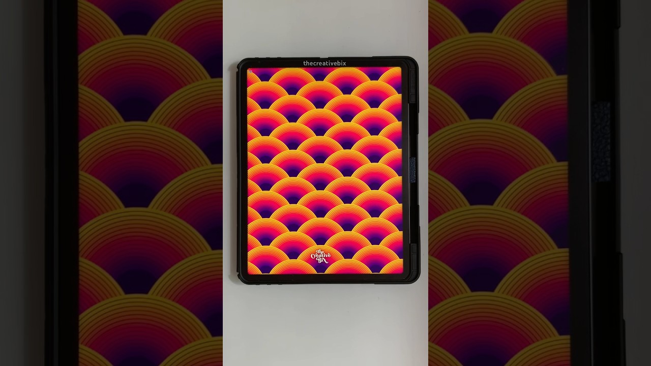 making a seamless pattern #digitalart #shorts #procreate #drawing #ipad ...