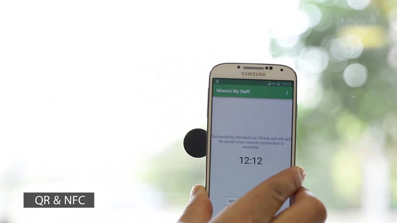 Where's My Staff NFC Employee attendance & Tracking app - YouTube