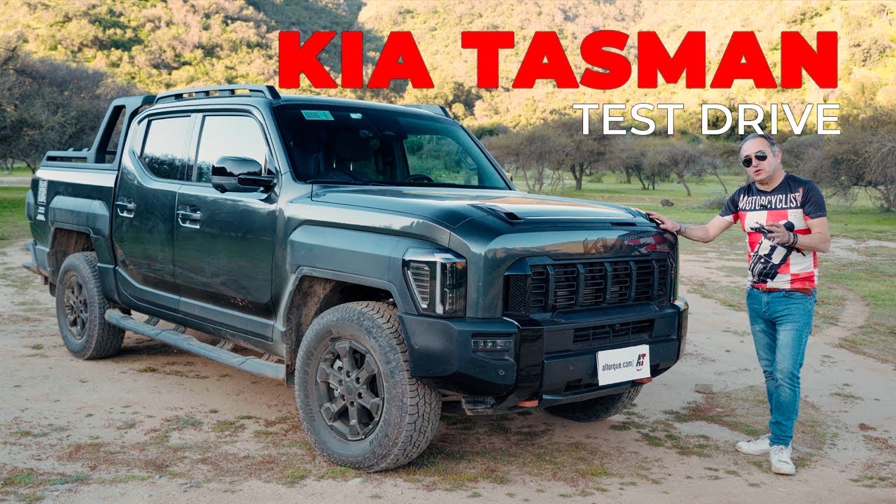 Kia Tasman x-Pro 4x4 test: travesía ruta, off road y playa - YouTube