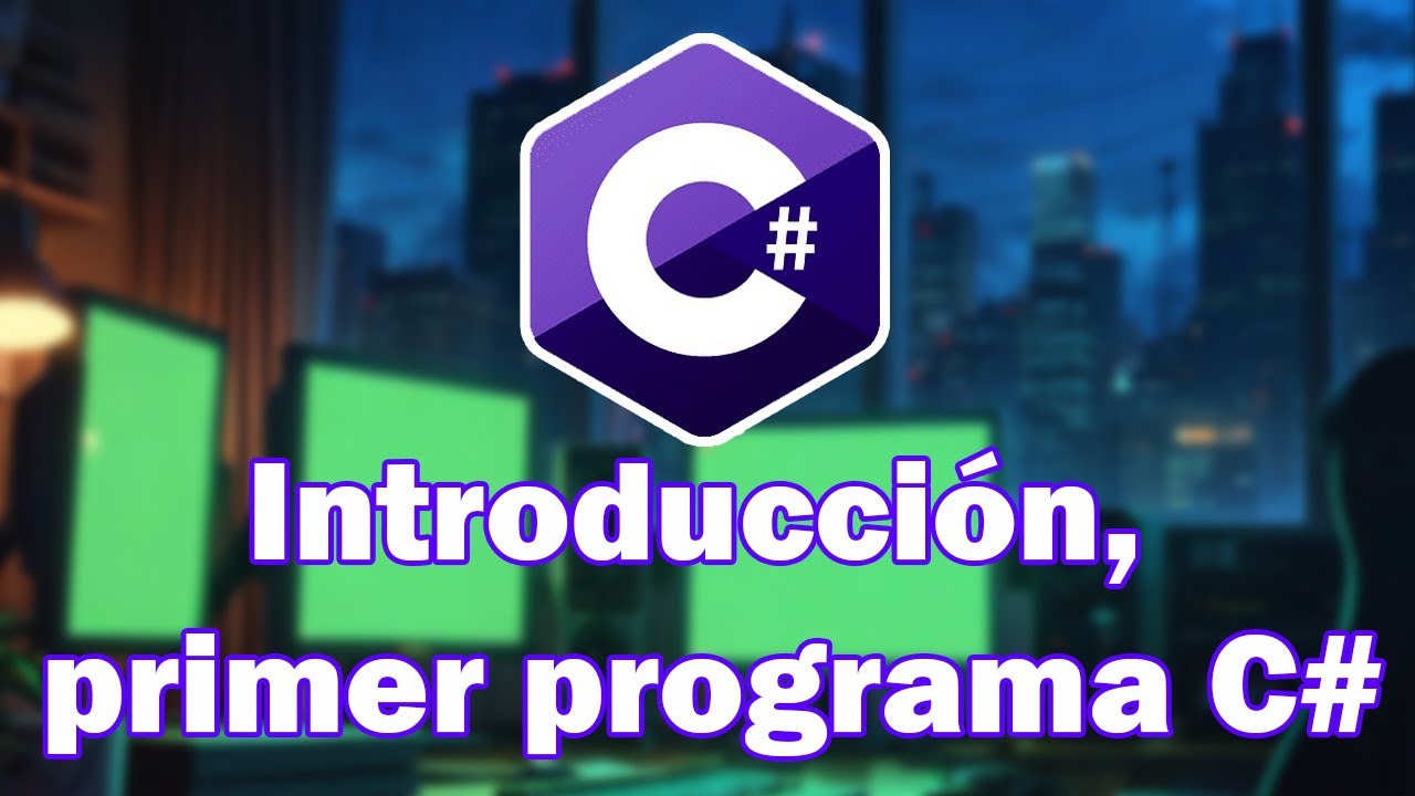 Introducción, primer programa C# - YouTube