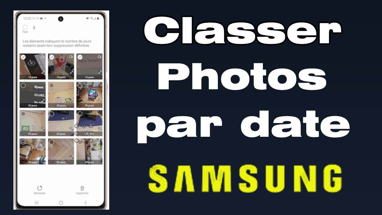 Comment classer ses photos par date de prise de vue Android - YouTube