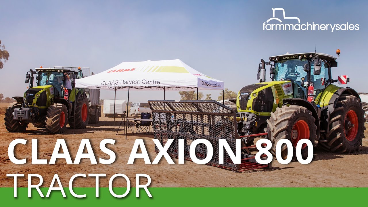 CLAAS AXION 800 tractors 2018 launch and review - YouTube