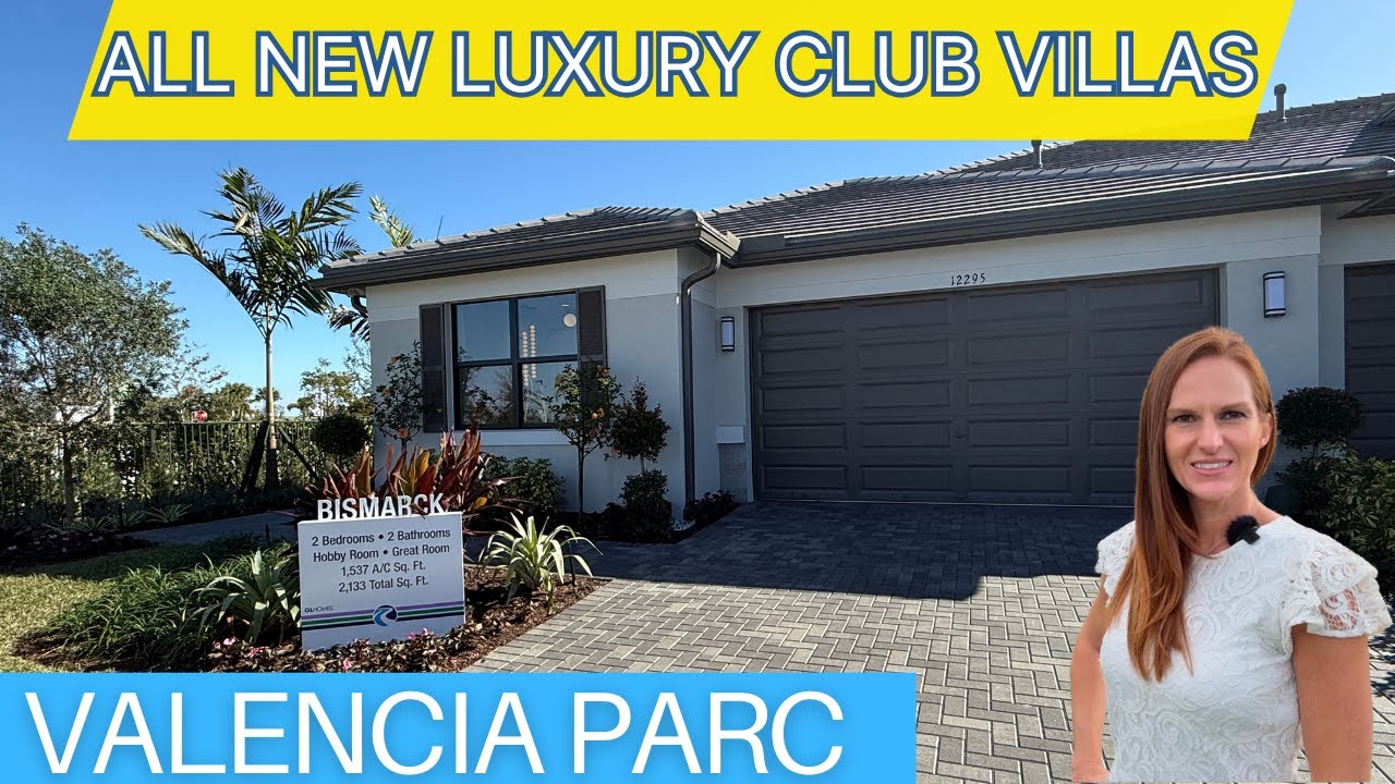 NEW Luxury Club Villa Model at Valencia Parc Riverland Port St Lucie FL ...