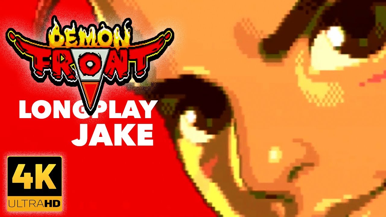 Demon Front | Jake | Longplay | 4K UHD 60FPS | Bad Ending | Arcade ASMR ...