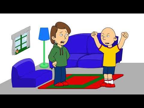 Caillou Grounds His Dad And Gets Grounded - YouTube