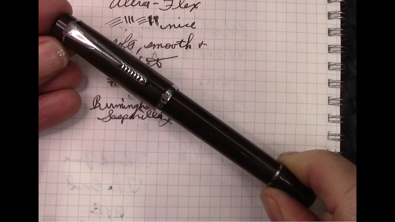 Click President Fountain Pen Review - YouTube