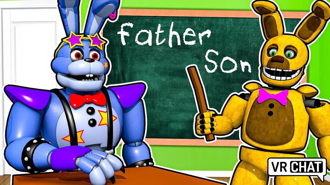 Spring Bonnie TEACHES Glamrock Bonnie in VRCHAT - YouTube