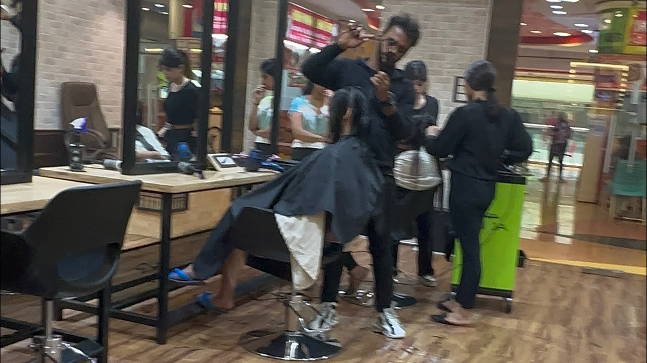 Green apple salon my new hair colour - YouTube