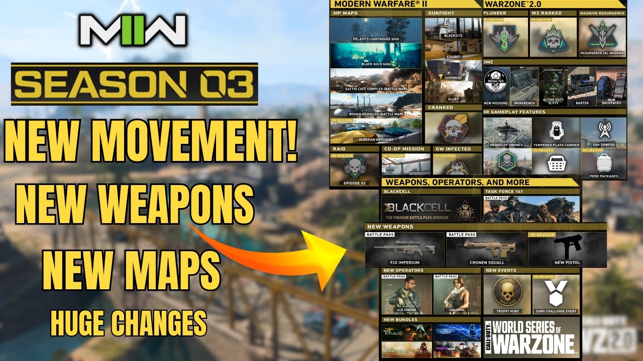 MW 2 SEASON 3 IS GAME CHANGING - NEW MOVEMENT, MAPS & GUNS - YouTube