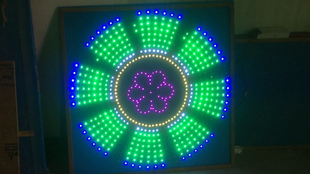 Led illumination board 8x8 matrix @ 9842645564 - YouTube
