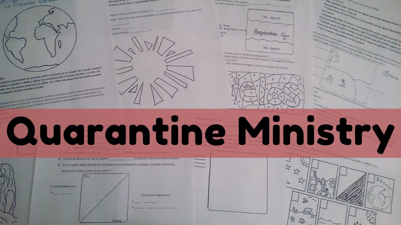 QUARANTINE MINISTRY: Bible Study by Mail Week 1 | Bible with the ...