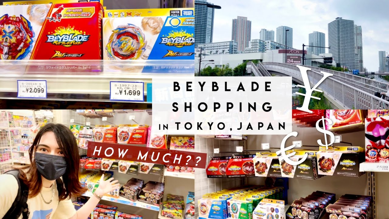 BEYBLADES ARE SO CHEAP in JAPAN! Purchasing Beys in Tokyo | How Much ...
