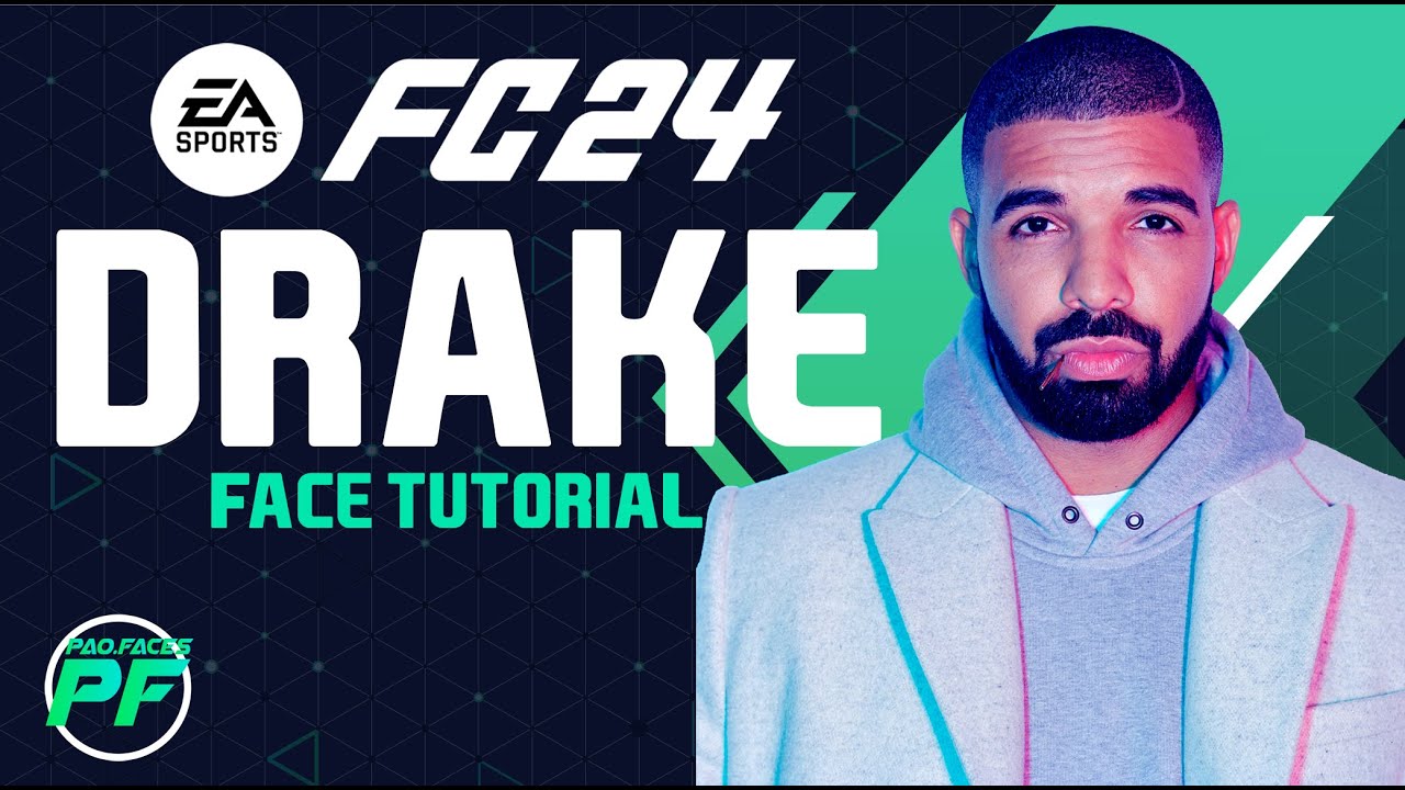 EA FC 24 DRAKE FACE Pro Clubs CLUBES PRO Face Creation - CAREER MODE ...