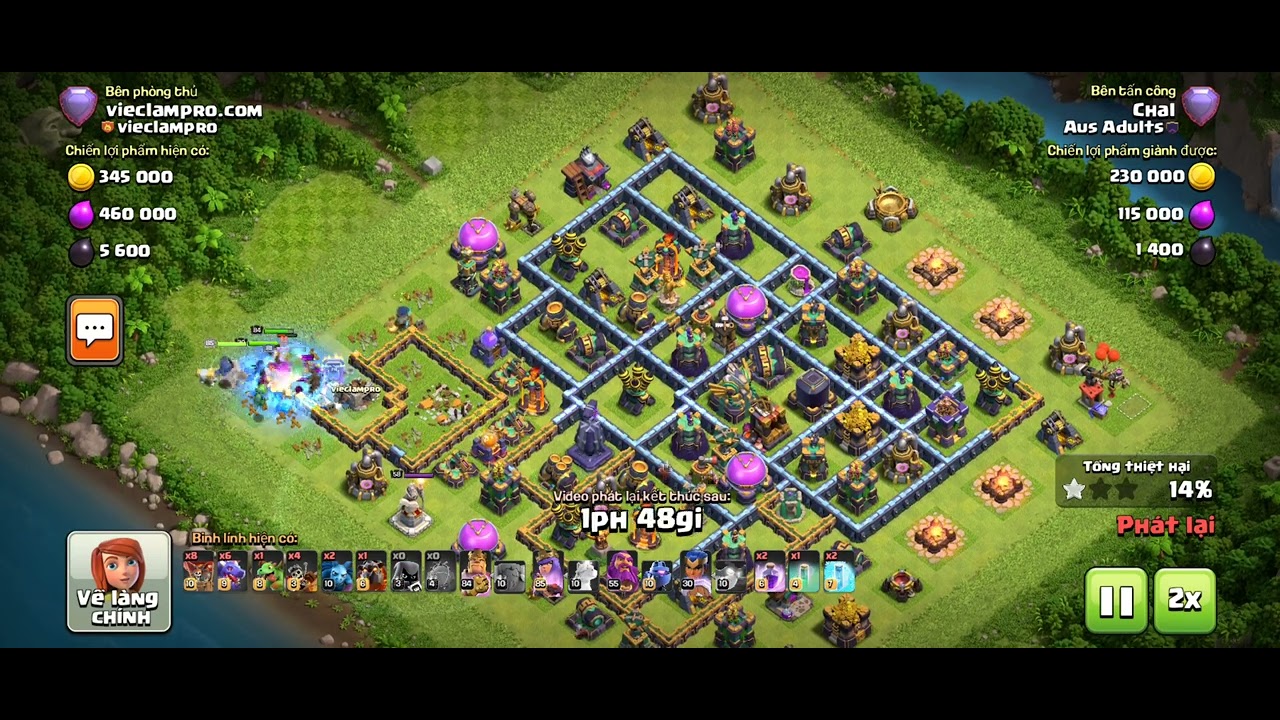 Những trận C.O.C hay 1 - YouTube