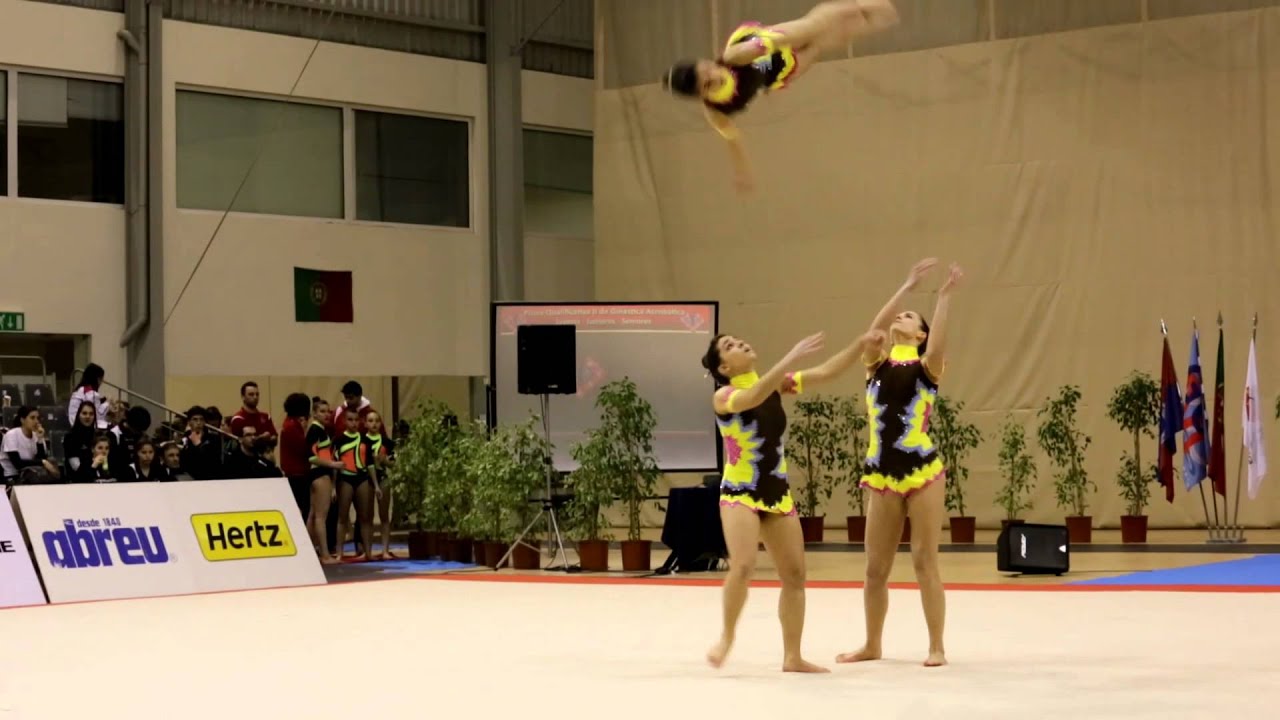 Acrobatic Gymnastics Qualifying Maia W3 Junior Dynamic AgCC - YouTube