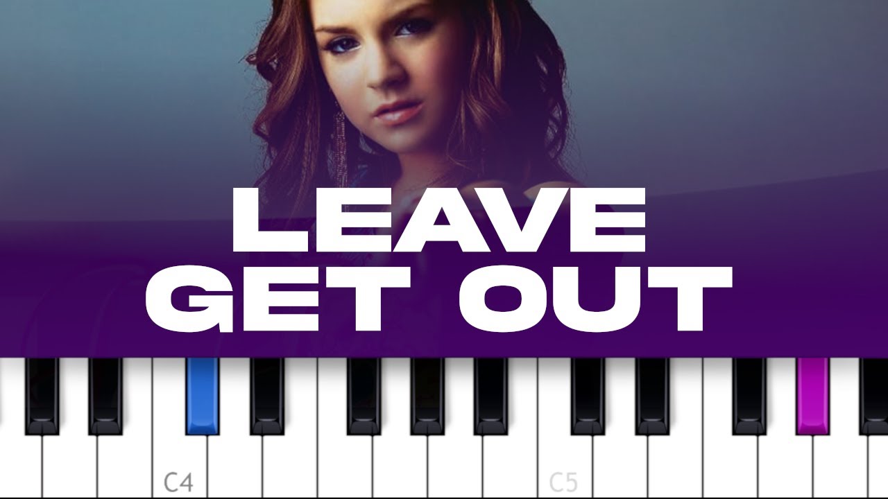 JoJo - Leave (Get Out) (piano tutorial) - YouTube