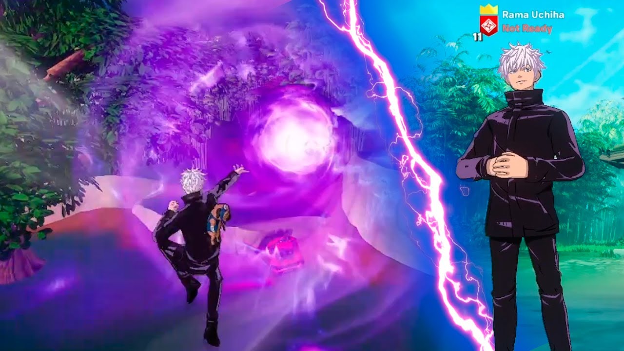 COMPRANDO LA SKIN DE SATORU GOJO EN FORTNITE - YouTube