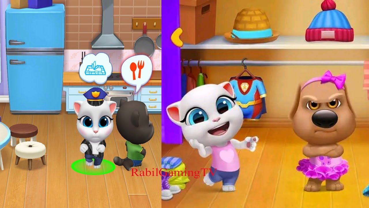 My Talking Tom Friends Gameplay Pc HD 2020|My Talking Angela|Games For ...