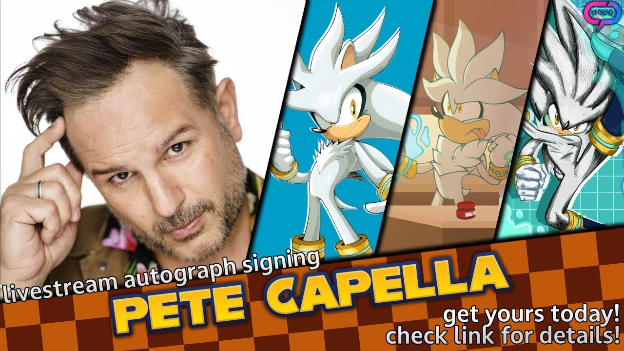 Streamily.com Present's Pete Capella the voice of Silver the Hedgehog ...