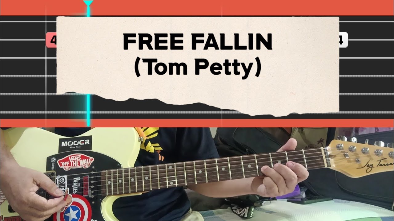 Free Fallin (Tom Petty) guitar basic, cover song - YouTube