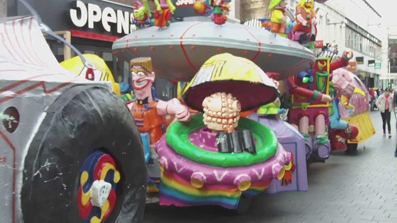 Grote optocht Breda Carnaval C.C. De Blauwe Kei 4-3-2019 - YouTube