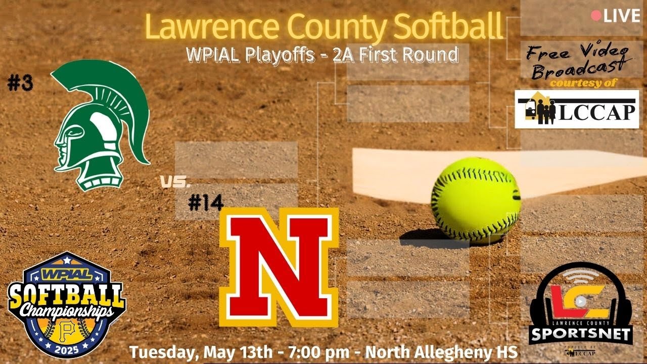 #3 Laurel Spartans vs. #14 Northgate Flames - WPIAL Softball - 2A First ...