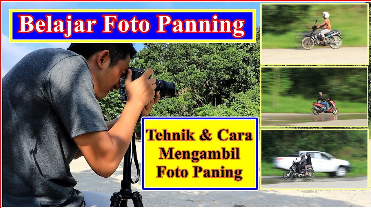 Tips dan cara foto panning untuk pemula - YouTube