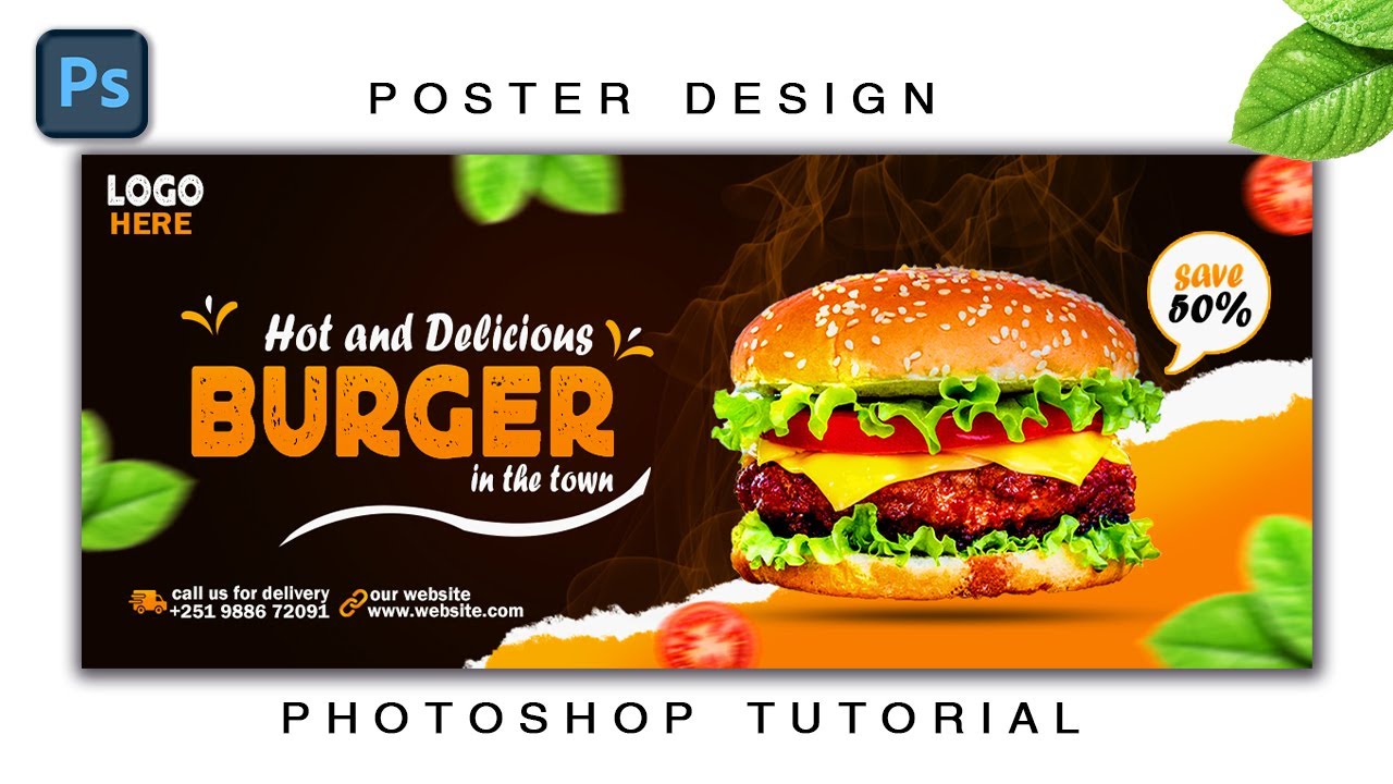 Social Media Post Flayer Design Photoshop Tutorial - YouTube