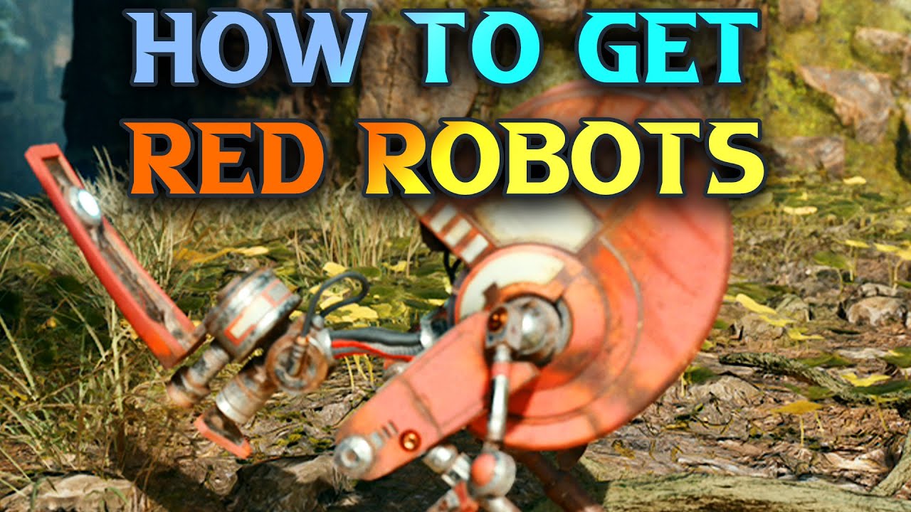 How To Get The Little Red Robots In Star Wars: Jedi Survivor - YouTube