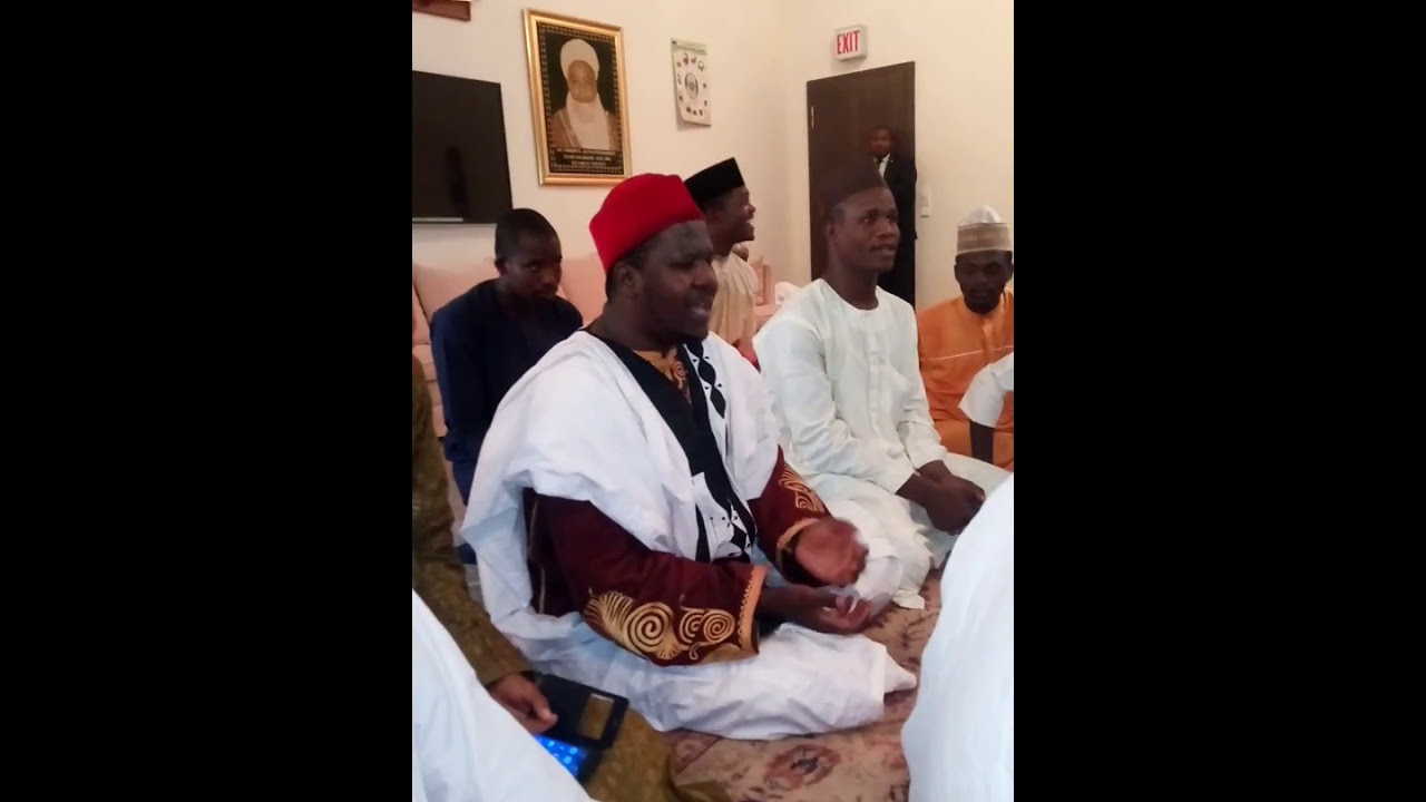 Diwan of Sheikh Ibrahim Inyass at the Sultan of Sokoto's Palace ...