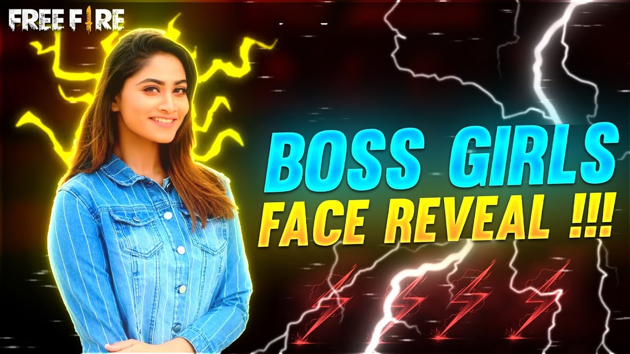 BOSS GIRLS face reveal of all player 😯♥️ - YouTube