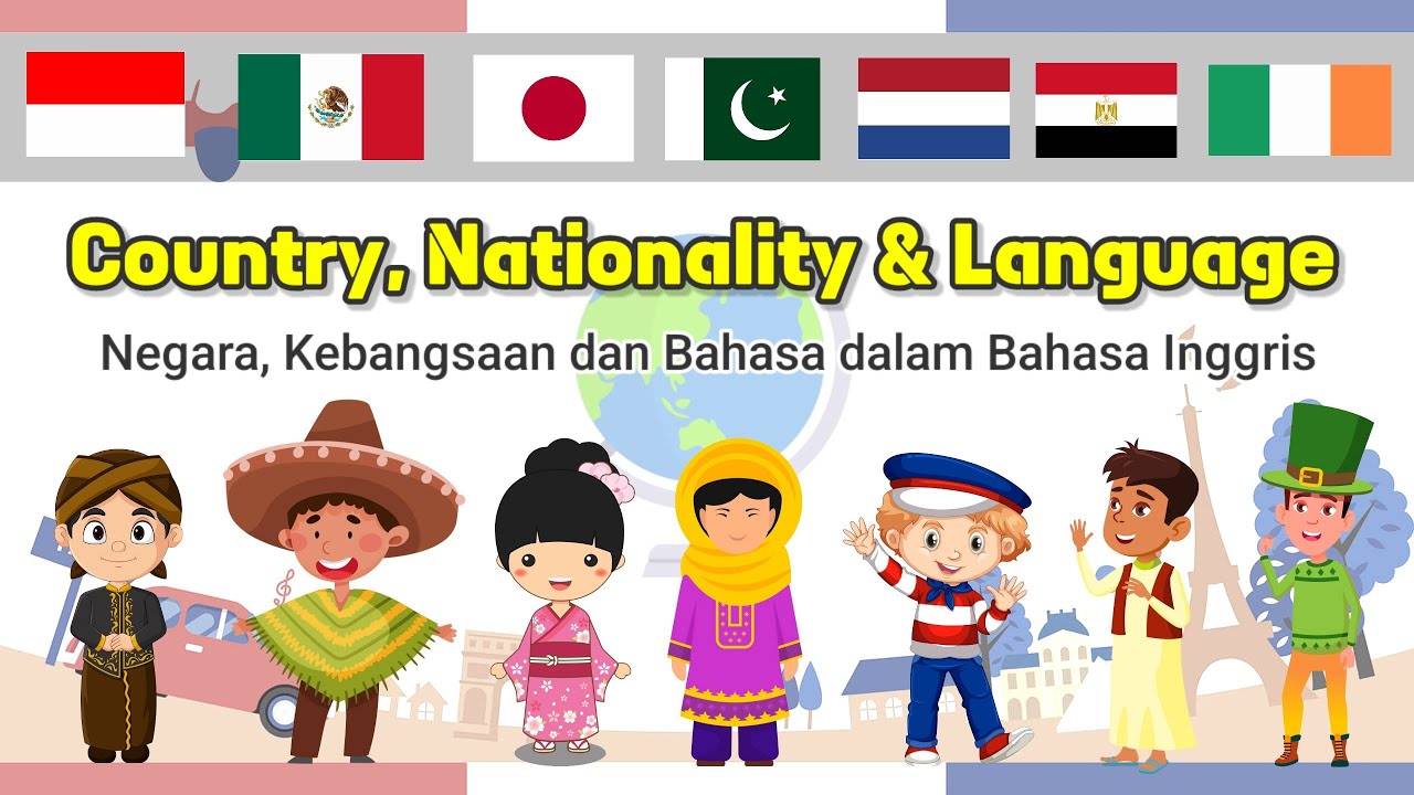 Talking about Country, Nationality and Language | Negara, Kebangsaan ...