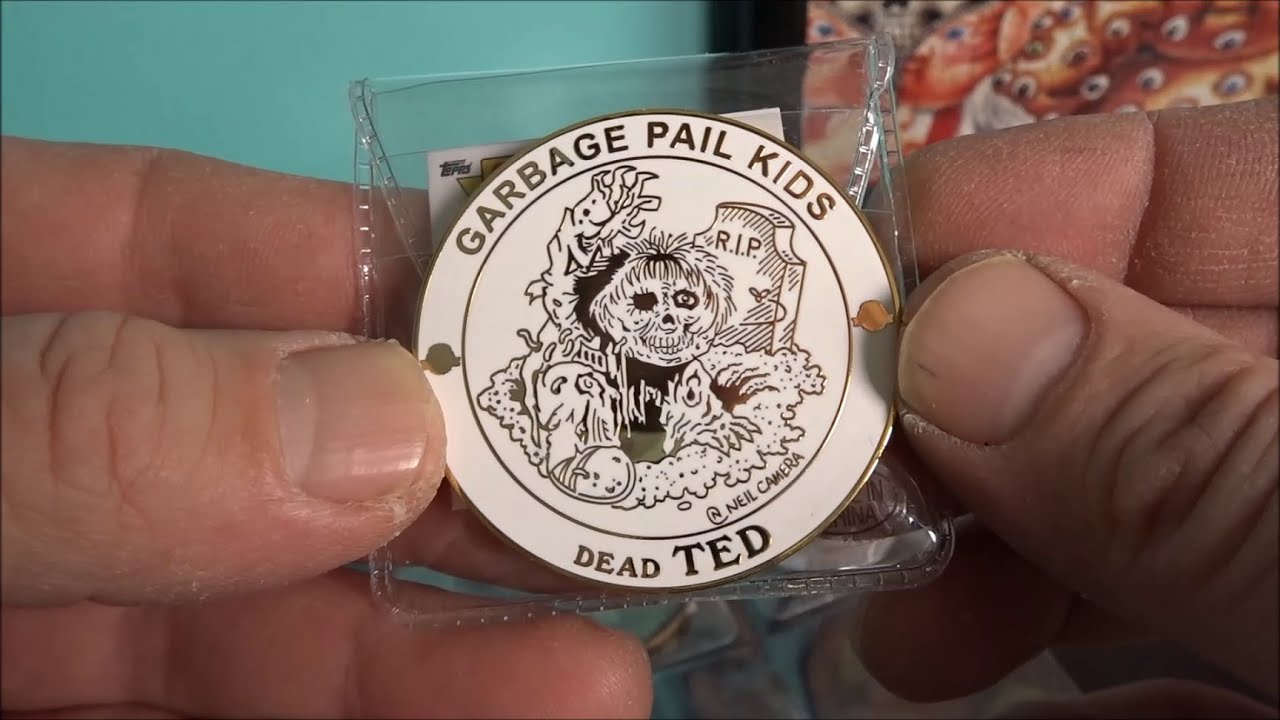 2020 Garbage Pail Kids Coin: Dead Ted -GPK NATION !! - YouTube