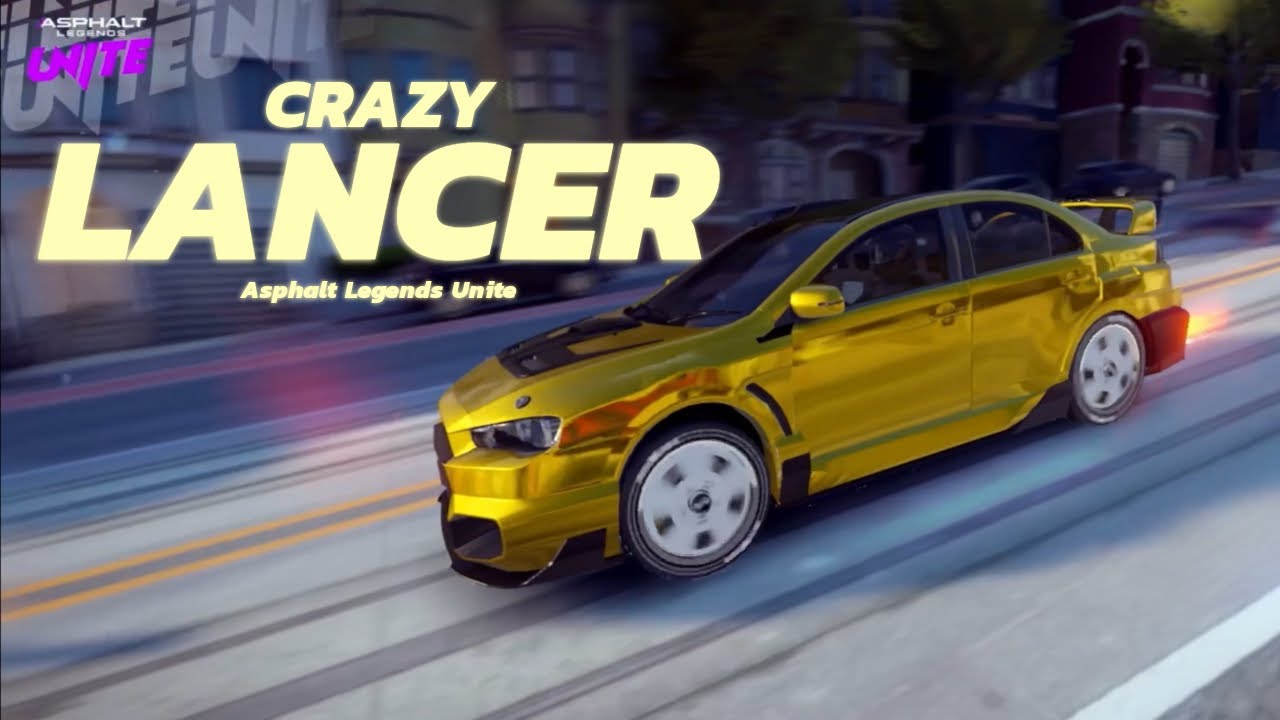 GOLDEN MITSUBISHI LANCER EVOLUTION GOES WILD | Asphalt Legends Unite ...
